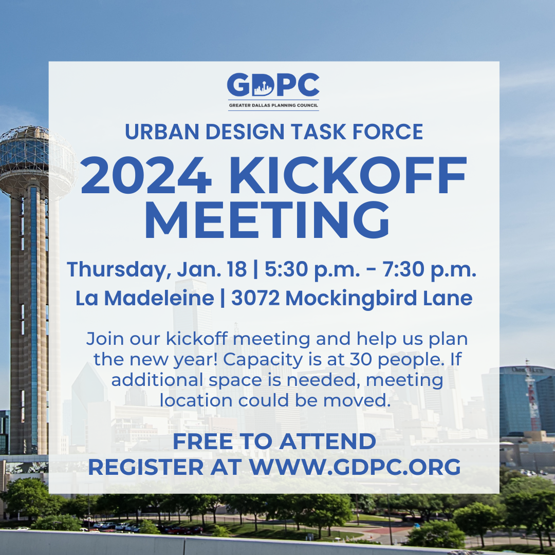 2024 Urban Design Task Force Kickoff Meeting